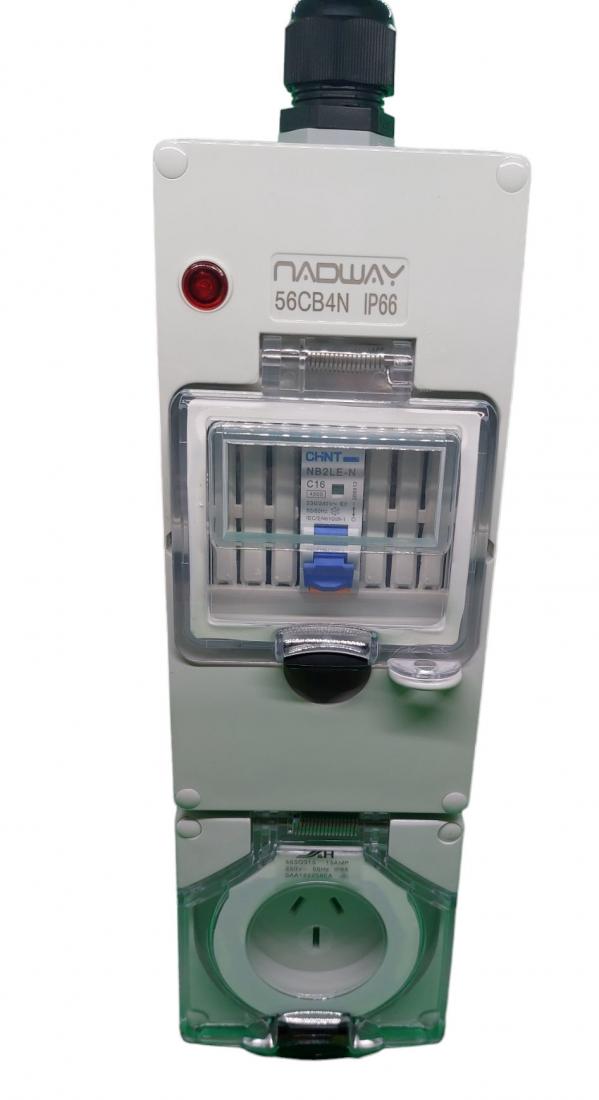 3 Phase to single-phase adapter - 32A to 1x20A Outlet.